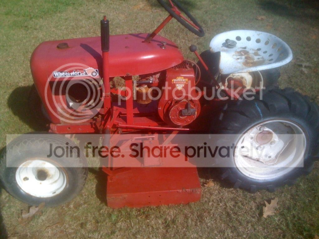 RJ 58 My first WH - Wheel Horse Tractors - RedSquare Wheel Horse Forum